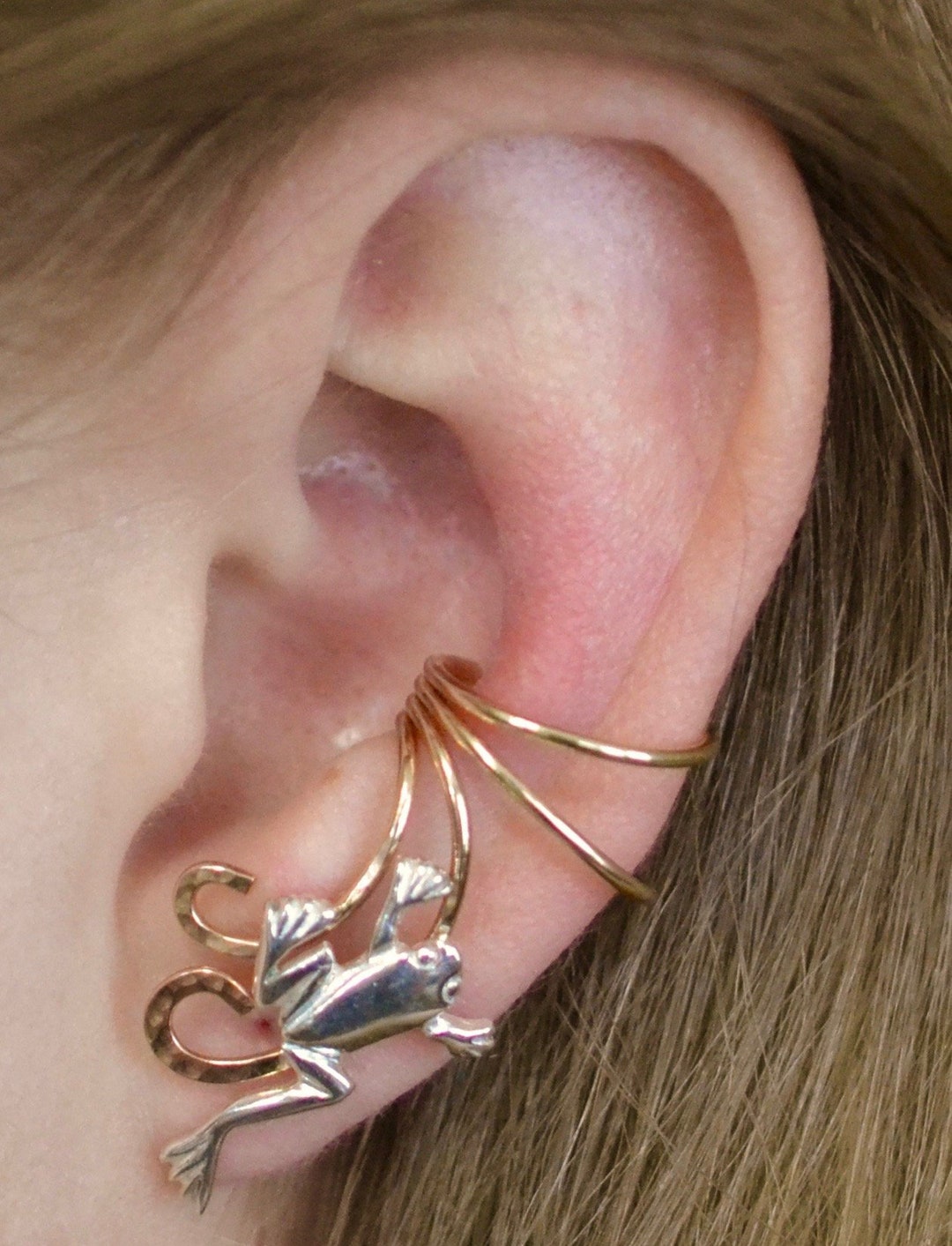 Frog • Ear Wrap • Ear Cuff • Ear Wraps • Ear Cuffs • Non Pierced Ear ...