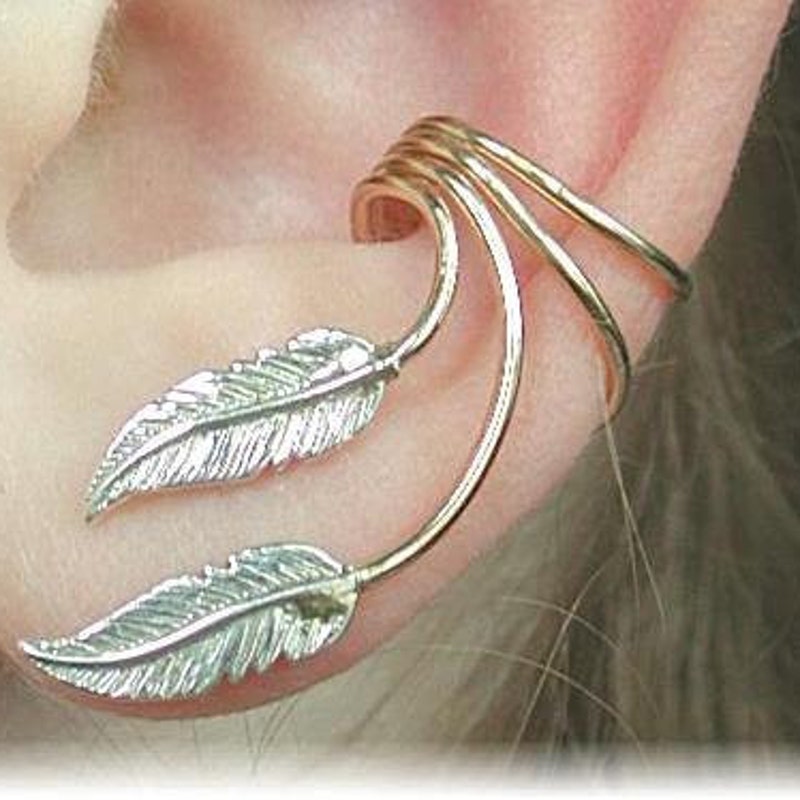 Feather Ear Cuff - Etsy