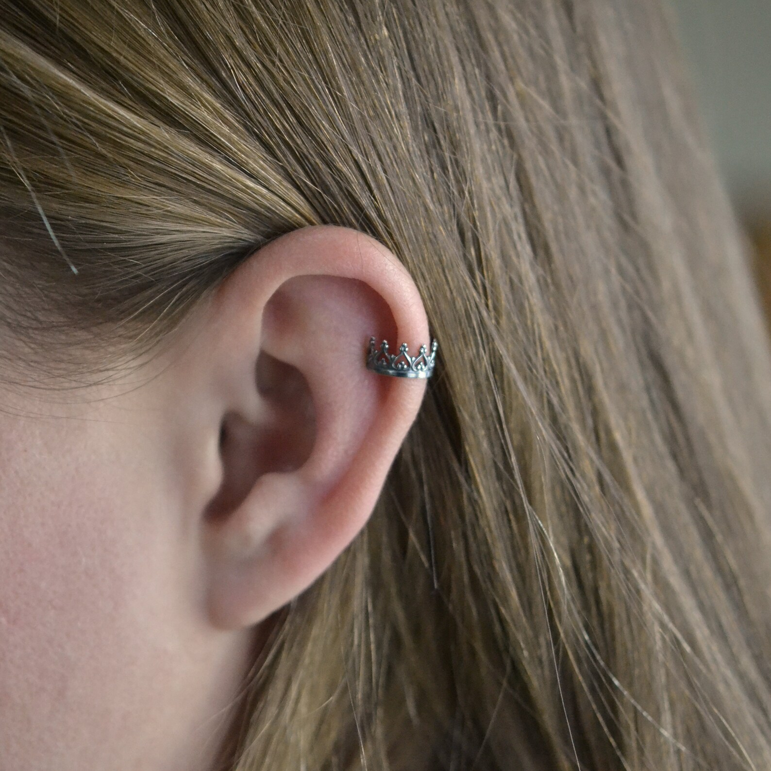 Crown Ear Cuff Ear Wrap Helix Ear Cuff Non Pierced - Etsy