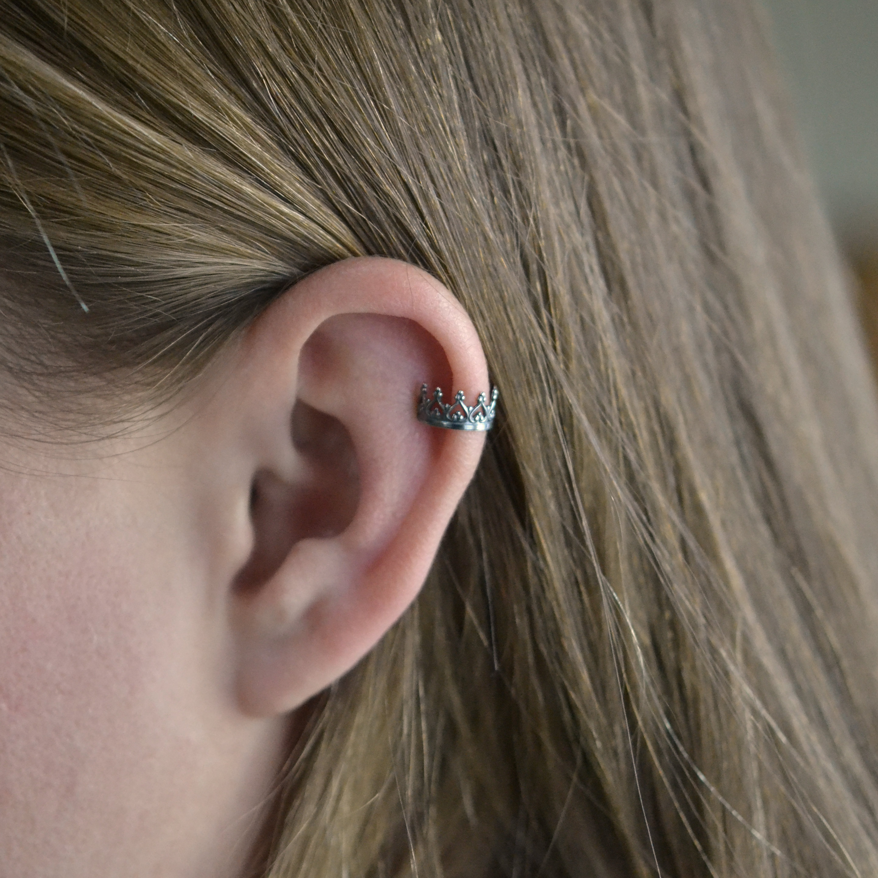 Crown Ear Cuff Ear Wrap Helix Ear Cuff Non Pierced - Etsy