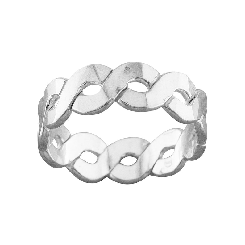 Wide Braid Thumb Ring • 14k Gold Filled, Sterling Silver, Two-toned ...