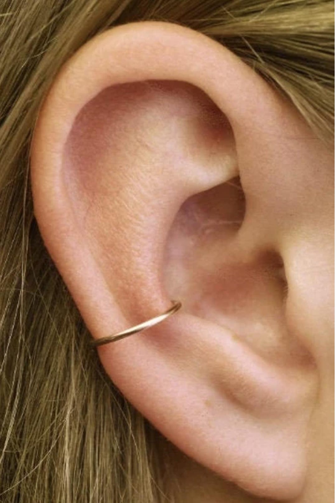 Dainty Ear Cuff • Gold Filled, Sterling Silver, Rose Gold, or Niobium ...