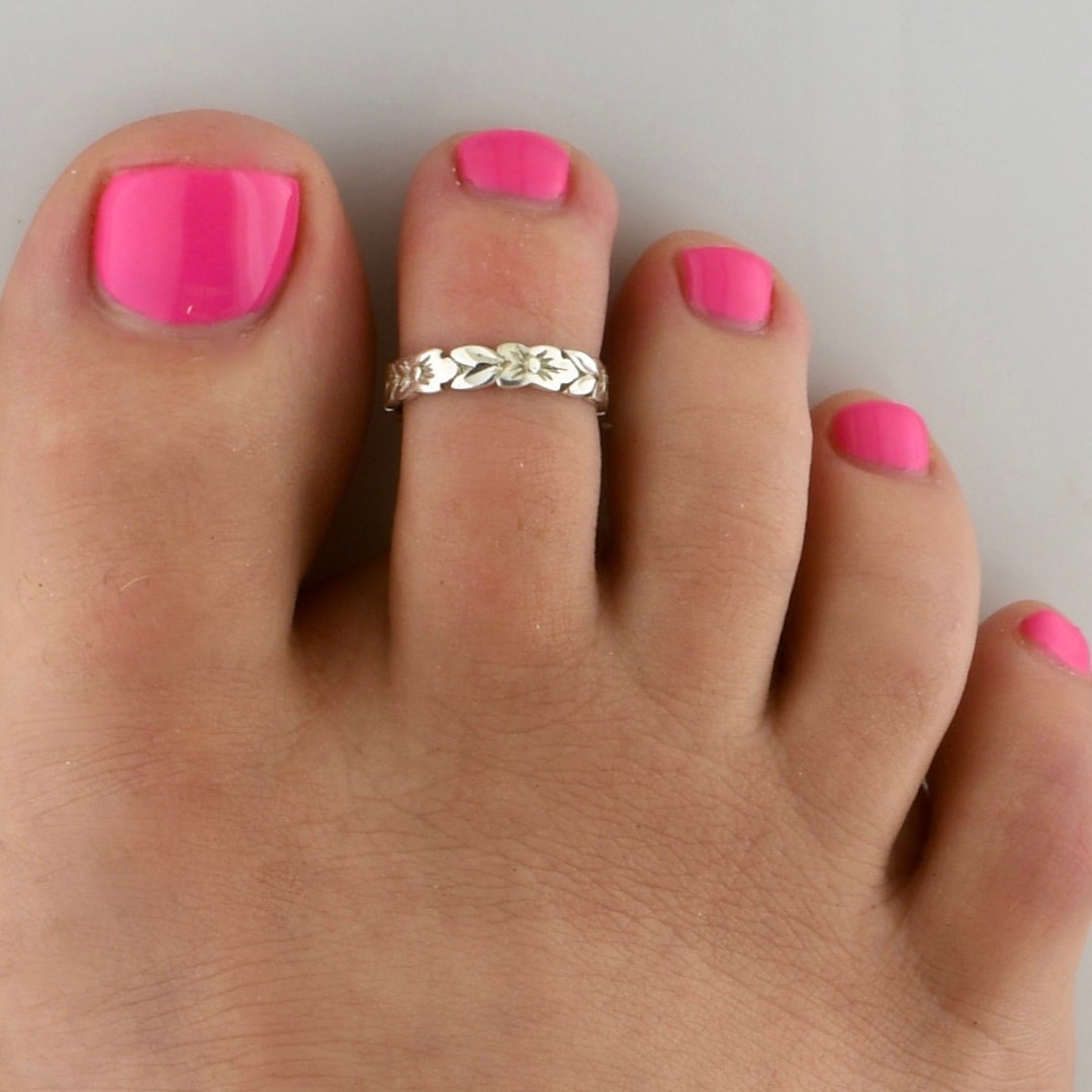 Haku Lei • Toe Ring • Haku Lei Flower Toe Ring • Womans Toe Ring • Toe ...