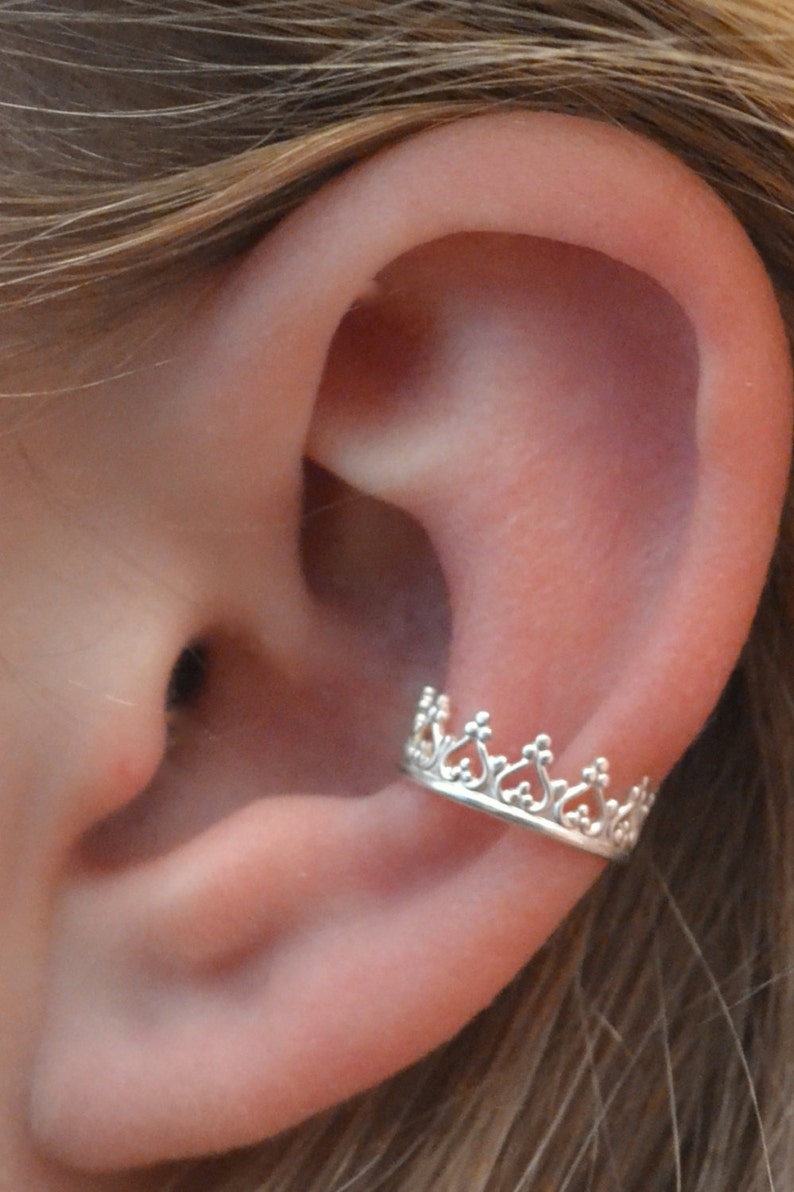 Crown Ear Cuff Ear Wraps Ear Cuffs Non Pierced Conch - Etsy