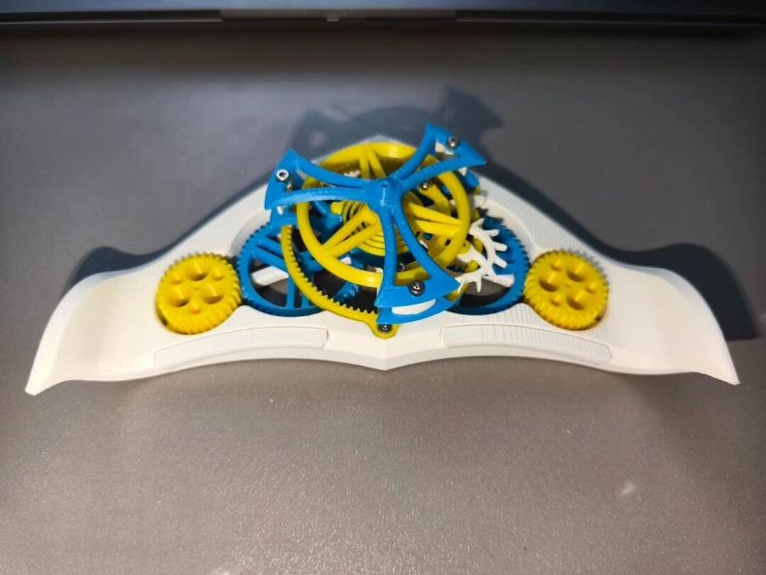 3D Printed Tourbillon Mini Plane Model Toy, 3D Printed Aircraft-shaped ...