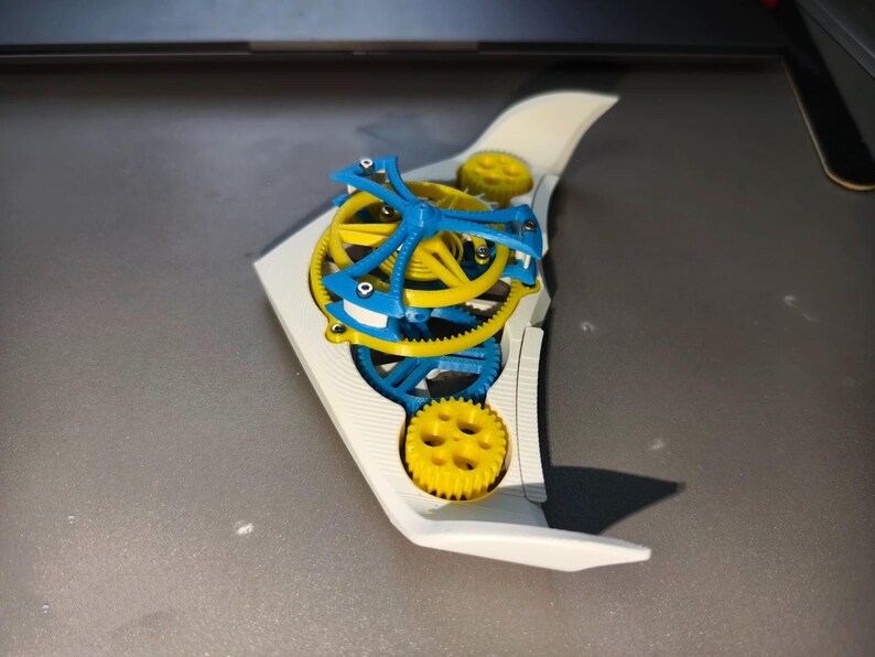 3D Printed Tourbillon Mini Plane Model Toy, 3D Printed Aircraft-shaped ...