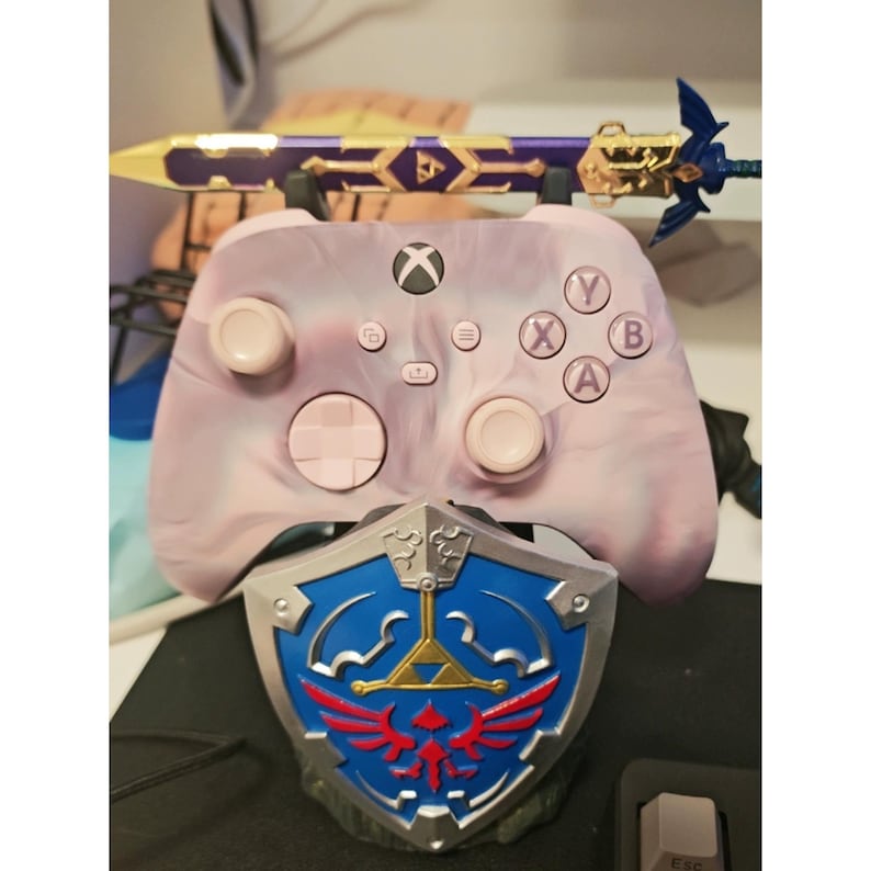 Zelda Master Sword PS5 Xbox Controller Stand, Zelda Desktop Ornament ...