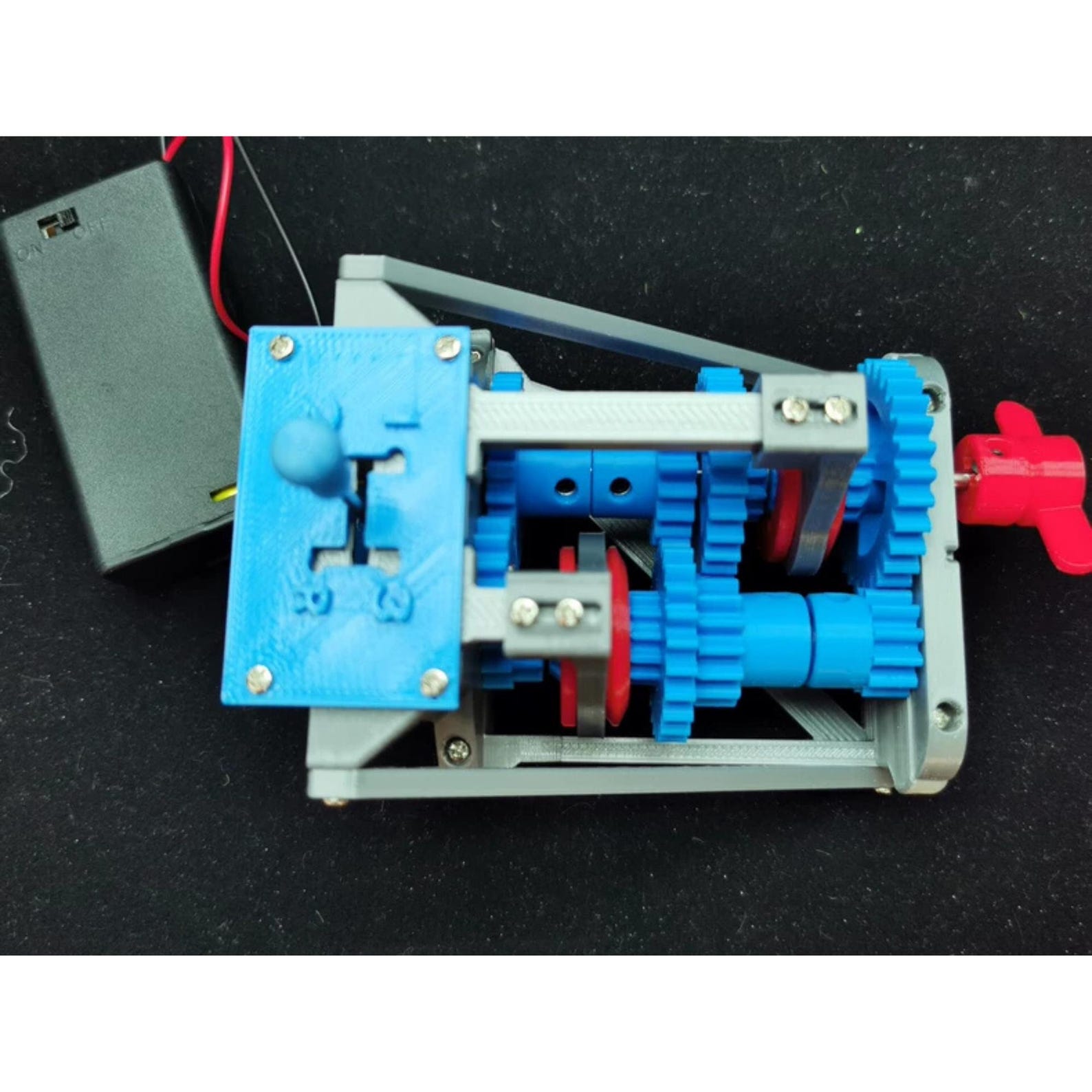 3D Printed Transmission Model, 4-speed Gearbox, 3D Printed Tech Toy ...