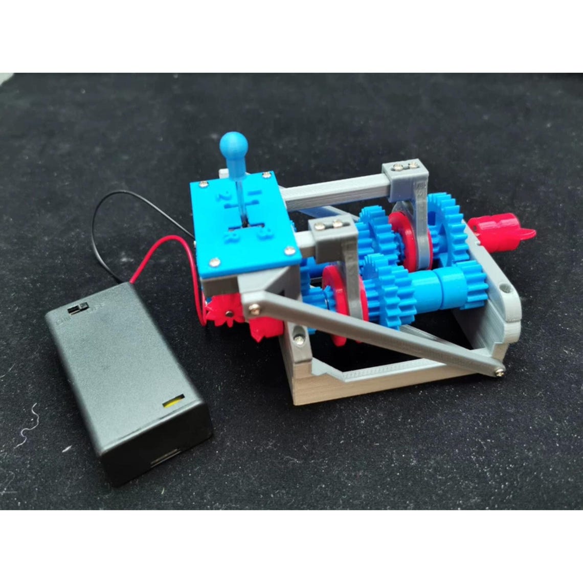 3D Printed Transmission Model, 4-speed Gearbox, 3D Printed Tech Toy ...
