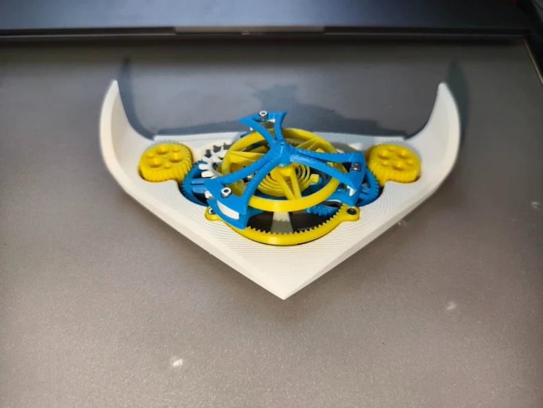 3D Printed Tourbillon Mini Plane Model Toy, 3D Printed Aircraft-shaped ...