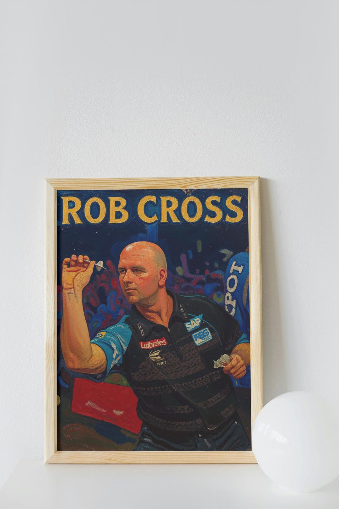 Rob Cross Darts Poster - Professional Darts Wall Art - Etsy