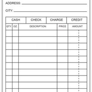 Receipt Book | Custom Logo Sections - Etsy