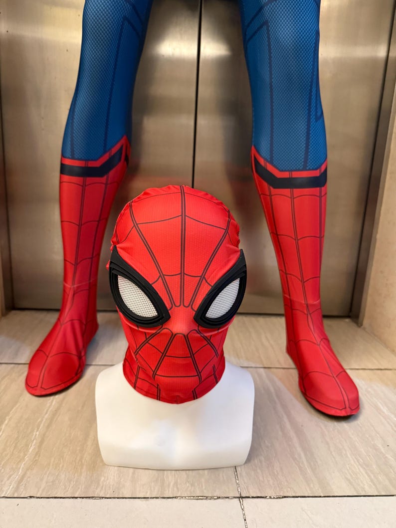 Homecoming Spider Suit Cosplay Costume Soles Attached - Etsy
