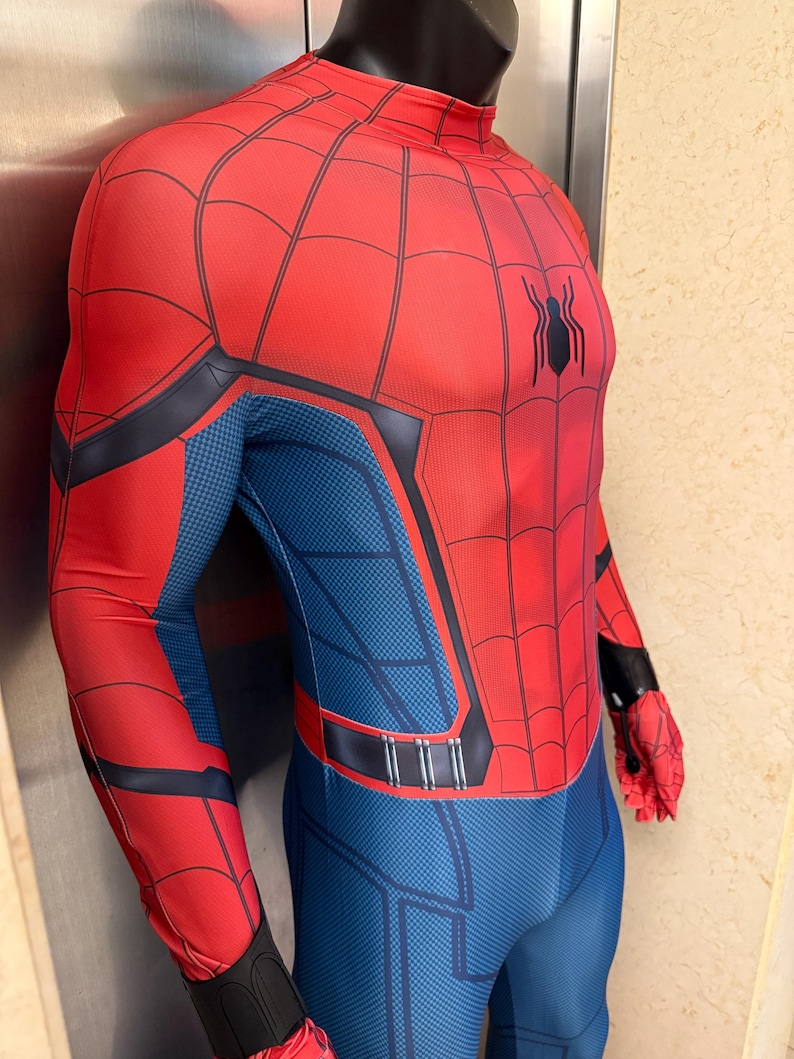 Homecoming Spider Suit Cosplay Costume Soles Attached - Etsy