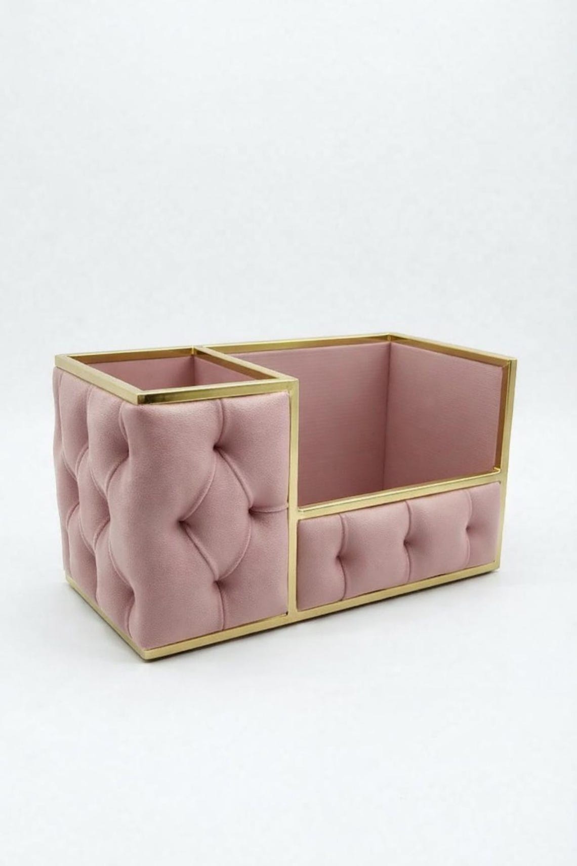 Quilted Desk Organizer STL | 3D Printable Office Storage for Modern ...