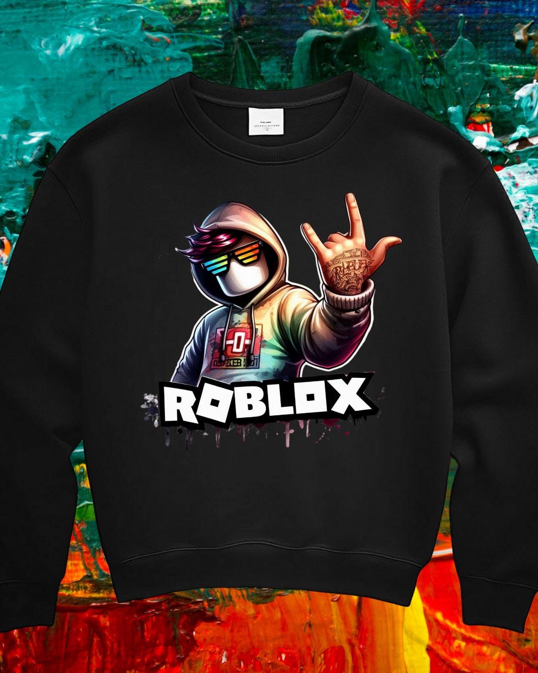 Roblox Gamer Sweatshirt: Video Game Shirt, Streamer merch - Etsy