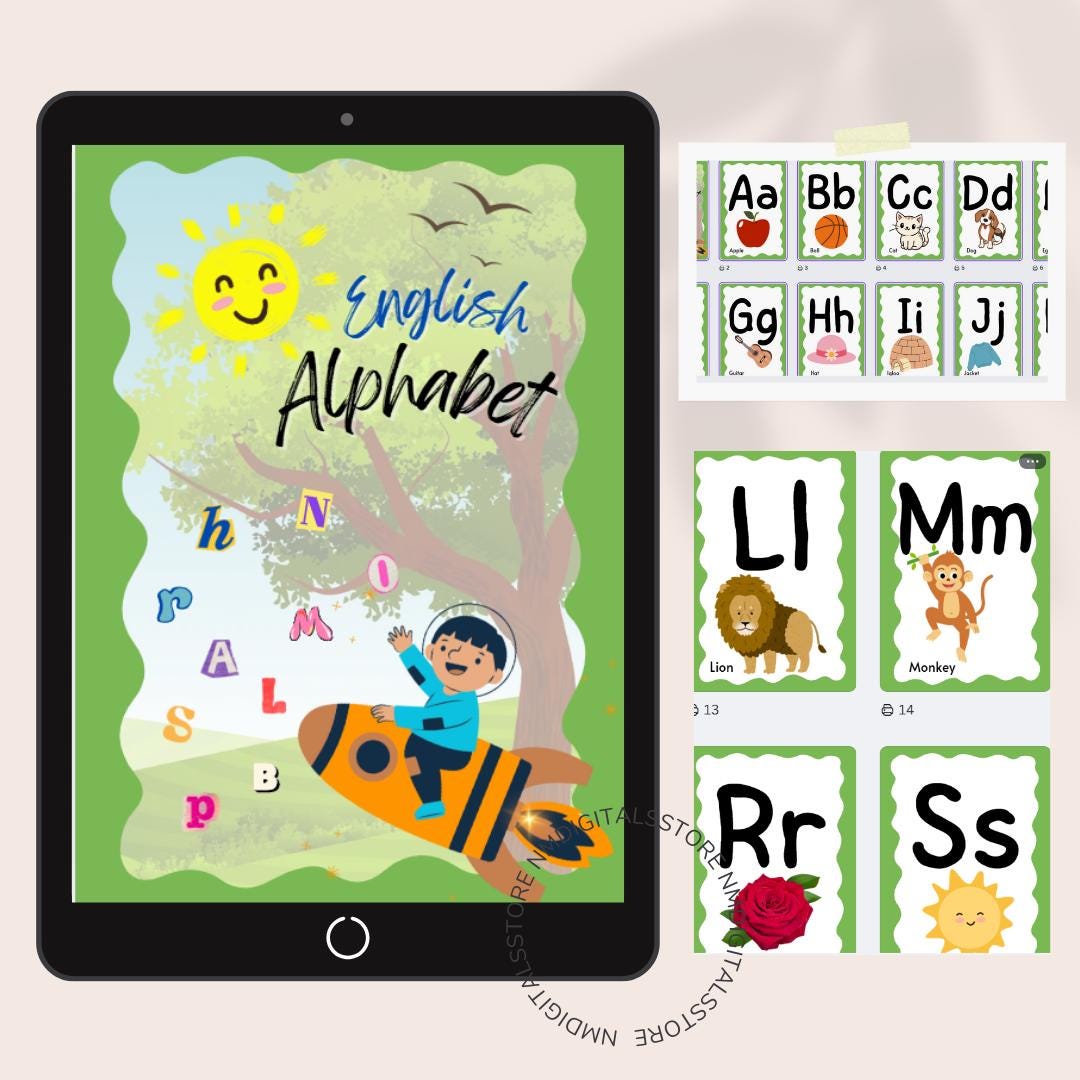 Alphabet Posters A–Z | Digital Download (PDF File Only) - Etsy