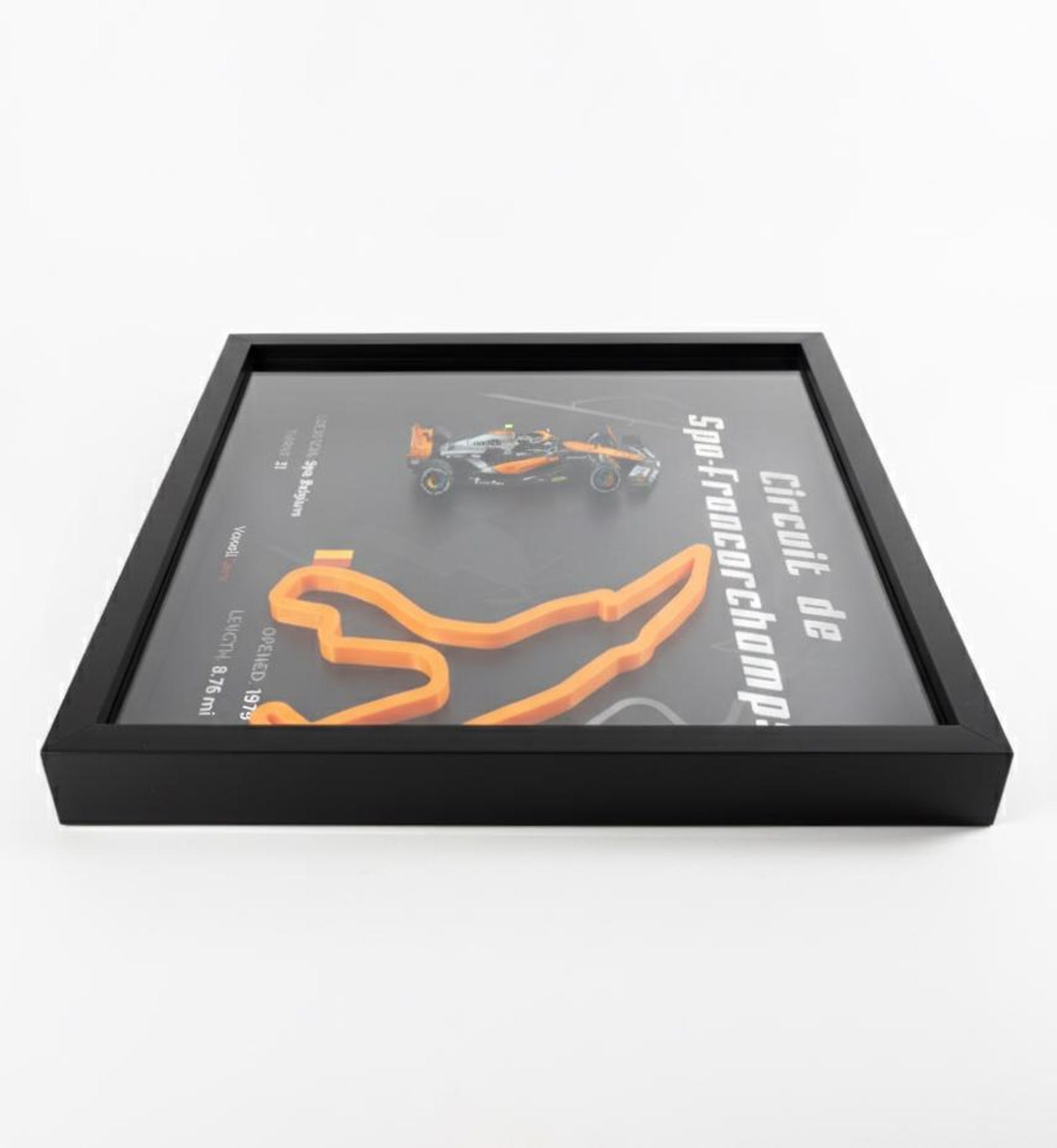 3D Printed F1 Track Shadow Box: Spa-francorchamps F1 Diecast Car - Etsy
