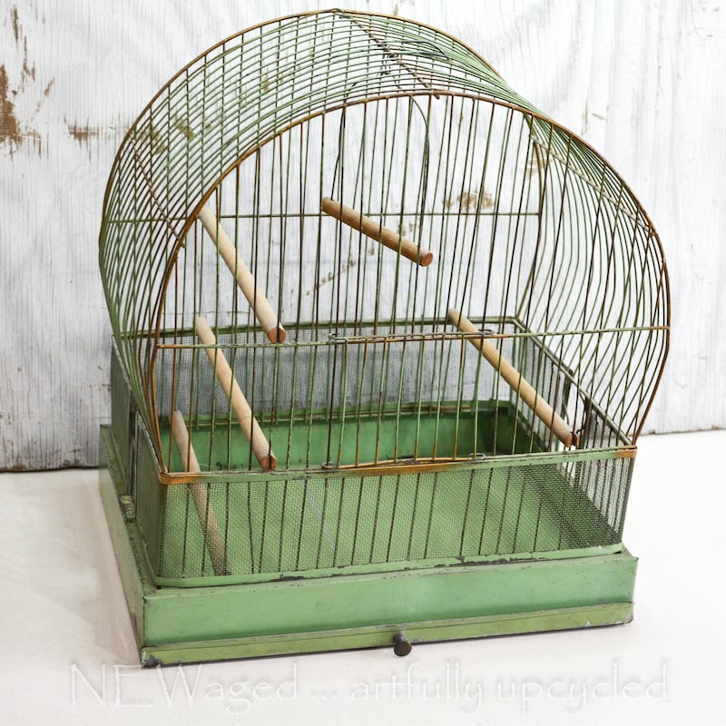 Vintage Bird Cage - Etsy