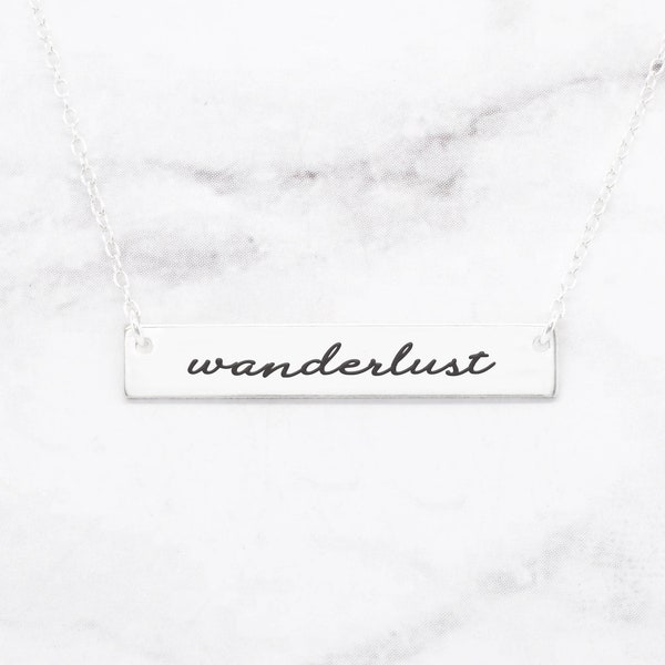 Wanderlust Necklace - Etsy