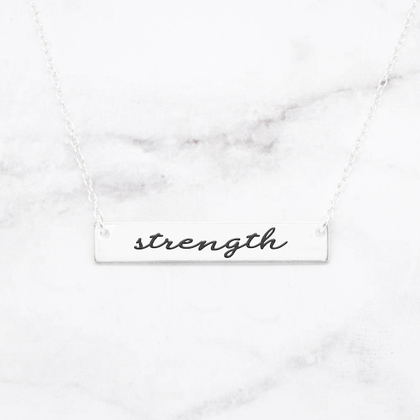 Strength Necklace - Etsy
