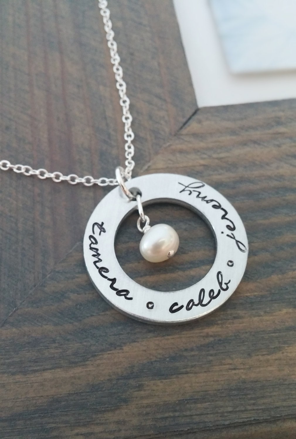 Hand Stamped Jewelry // Personalized Necklace // Necklace With - Etsy