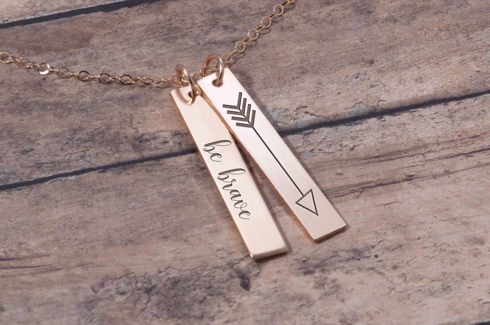 Arrow Necklace Arrow Jewelry A Personalized Motivational - Etsy