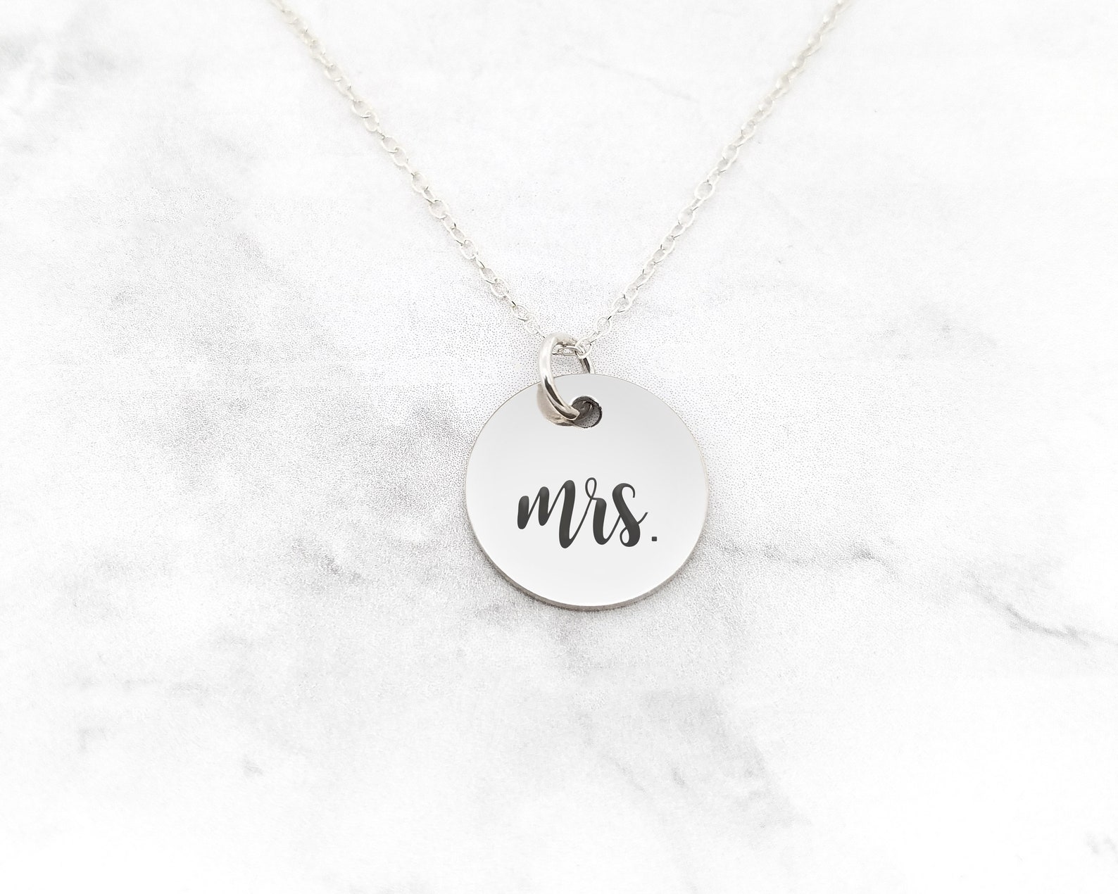 Mrs Necklace Bride to Be Necklace Bridal Party Gift Gift - Etsy