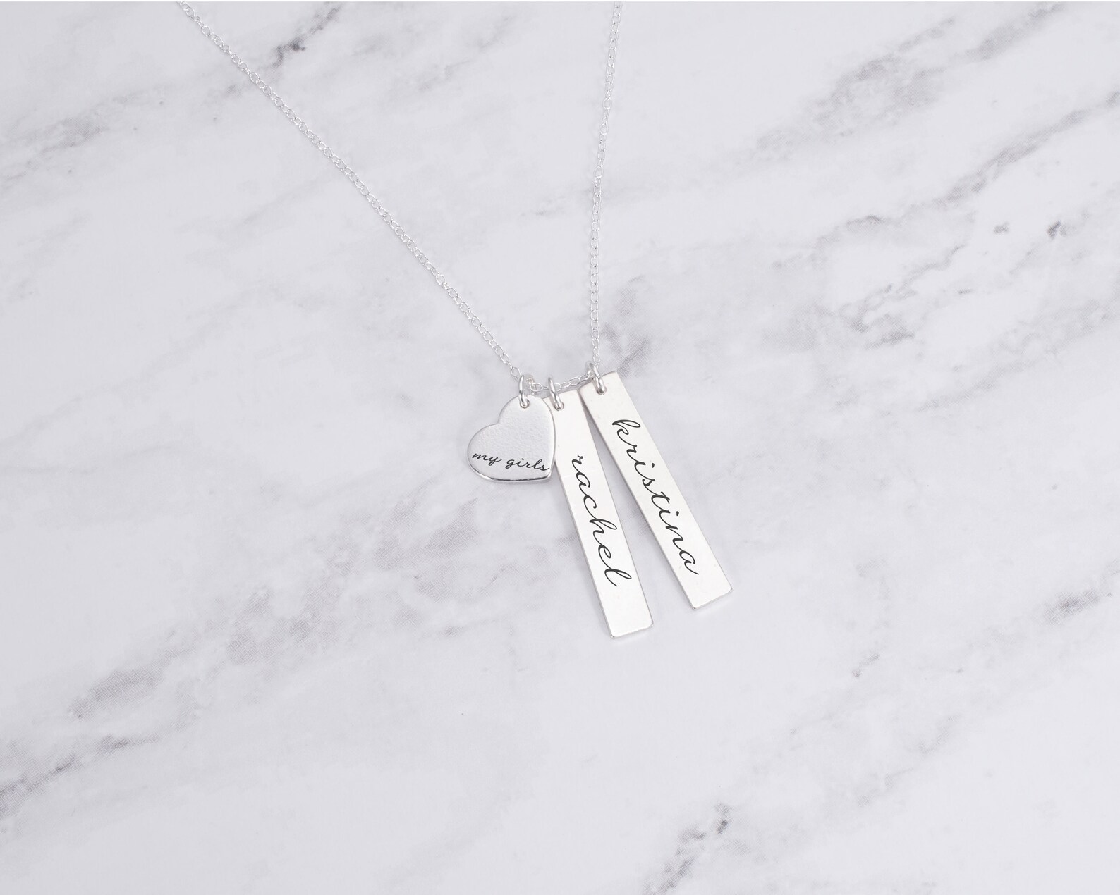 Personalized Necklace My Girls Necklace Mom Necklace Kid - Etsy