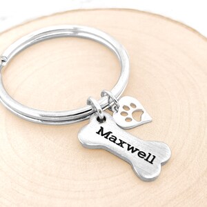 Dog Keychain • Personalized Dog Keychain • Dog Lover Gift ...