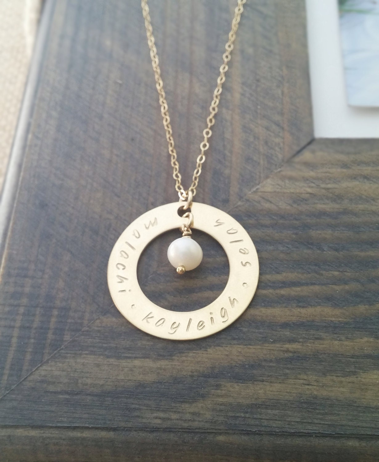 Stamped Washer Jewelry