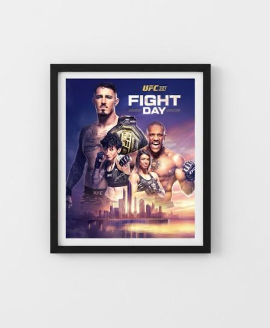 UFC 321 Fight Day Poster | MMA Wall Art Print | Tom Aspinall ...