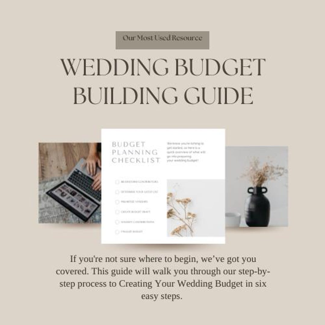 Complete Wedding Budget Building Guide – Downloadable PDF – Budget ...