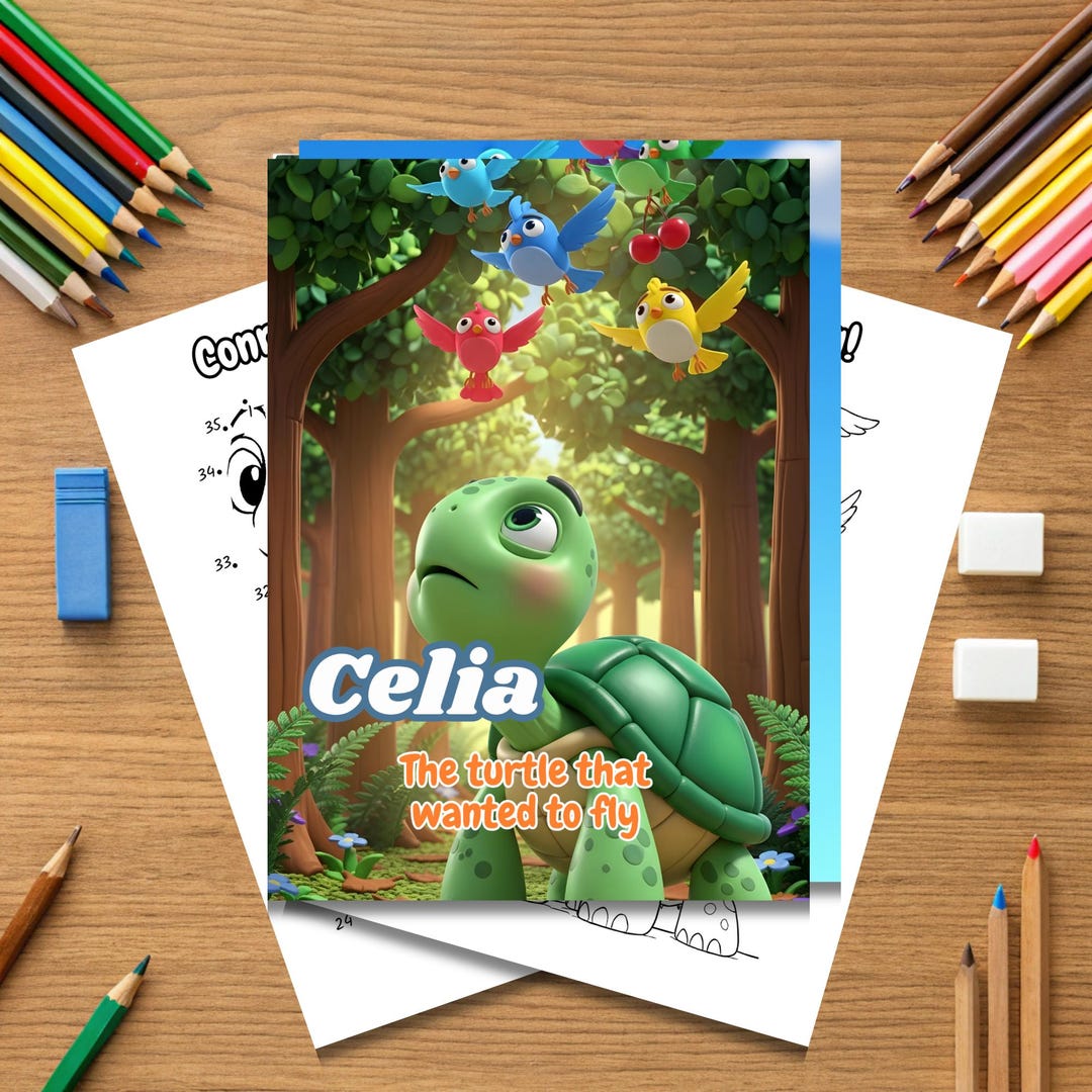 Celia: The Turtle That Wanted to Fly – Printable Storybook with ...