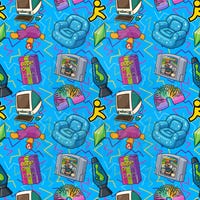90s | Retro 3 | Seamless File | Repeating Pattern | Digital Print ...