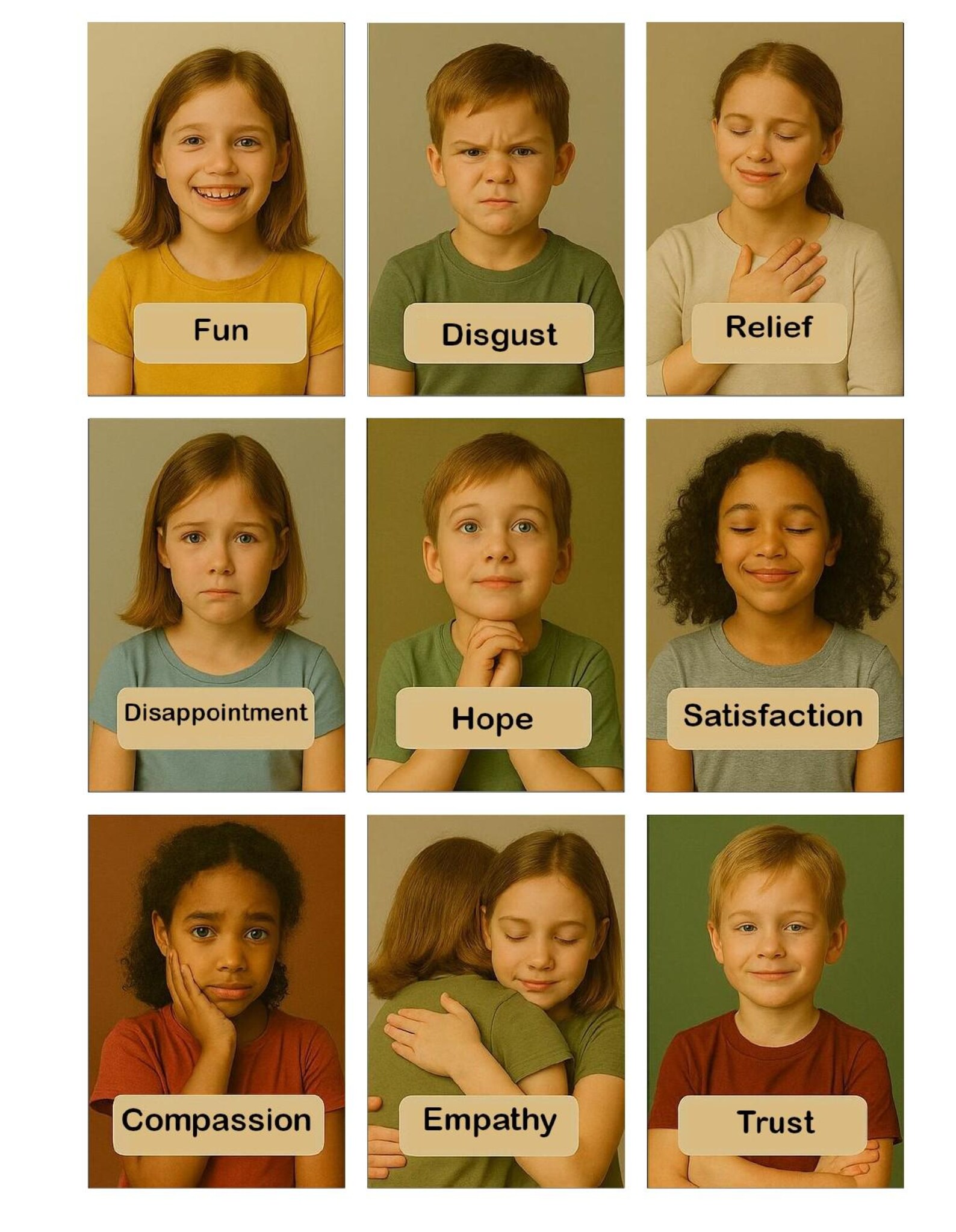 Printable Emotion Flashcards for Kids | Bilingual English Spanish ...