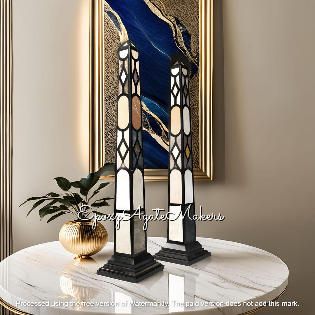 Marble Obelisks Set – Ancient Egyptian Style | Metaphysical Healing ...