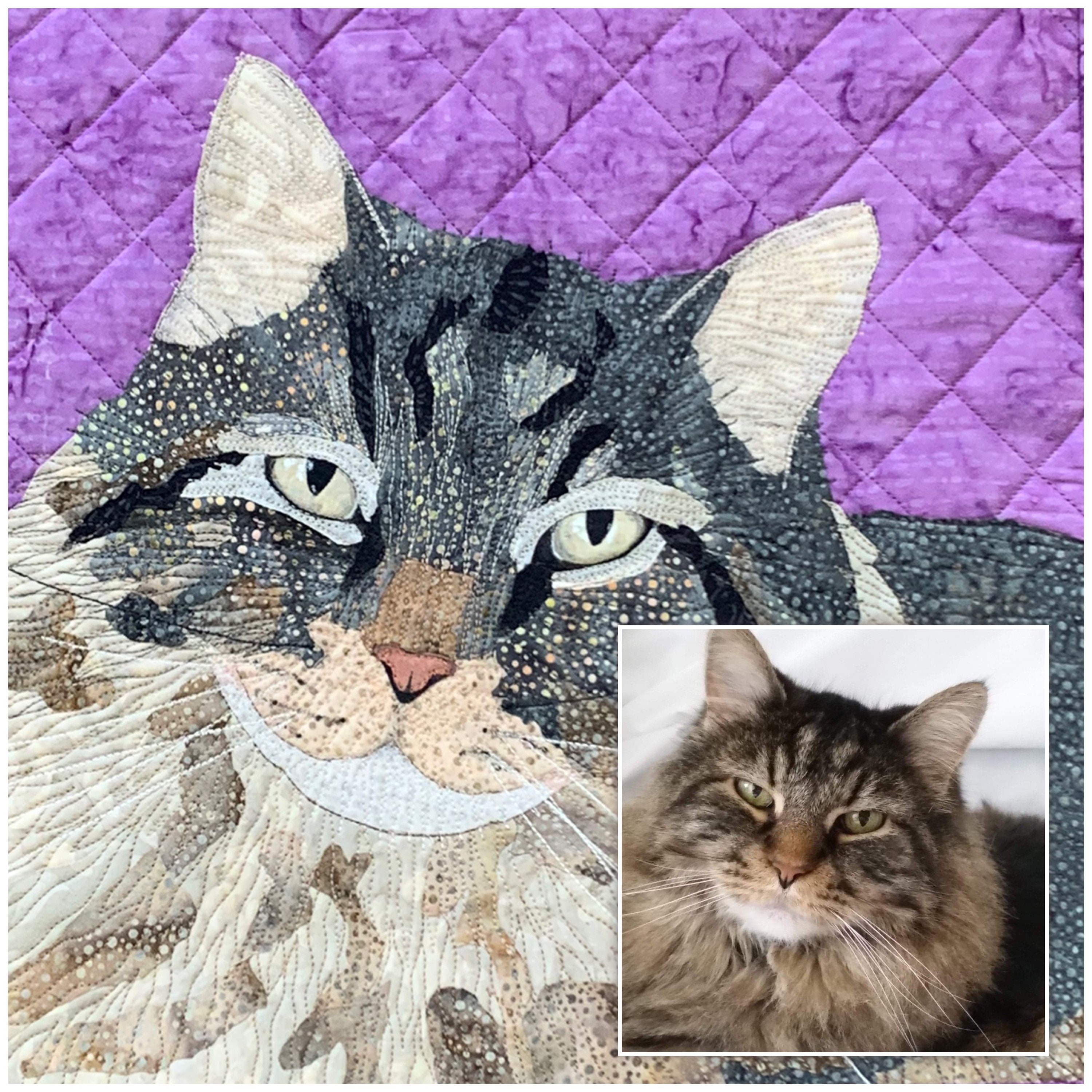 Fabric Collage Quilt Tutorial Turn A Photo Into A Pattern - Etsy