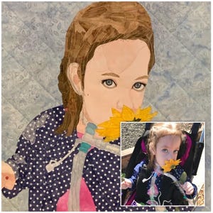 Fabric Collage Quilt Tutorial - Turn A Photo Into A Pattern - Fiber Art ...