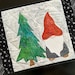 Gnome & Pine Tree Appliqué Pattern to Add to Your Quilted Fabric Table ...