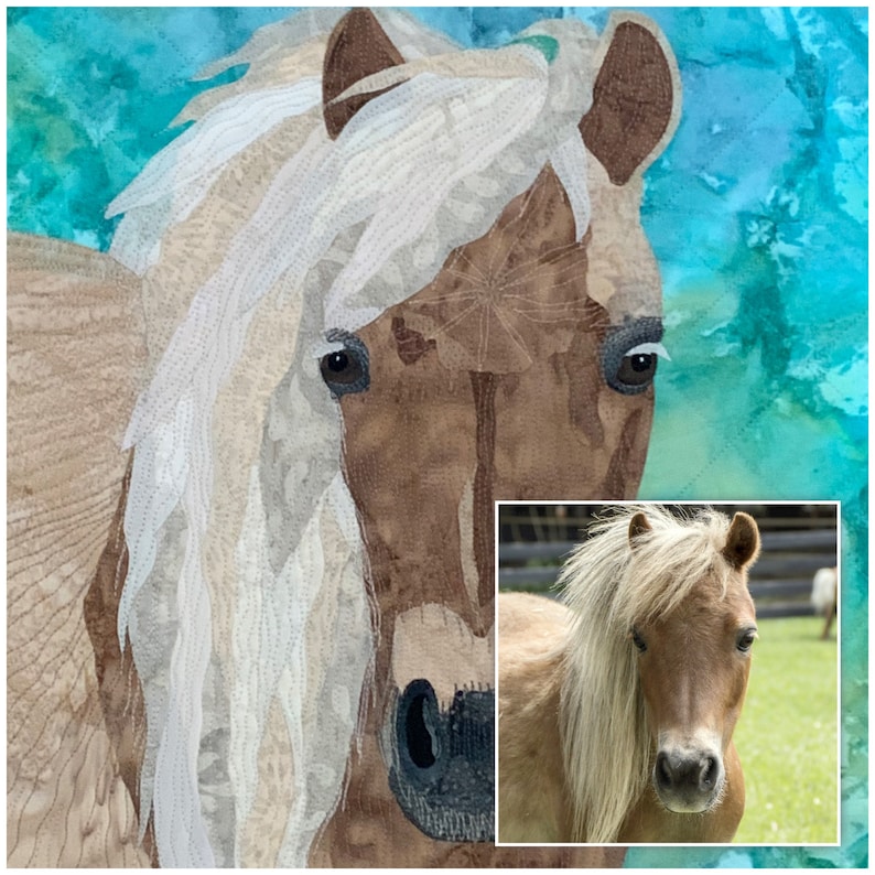 Fabric Collage Quilt Tutorial - Turn A Photo Into A Pattern - Fiber Art ...