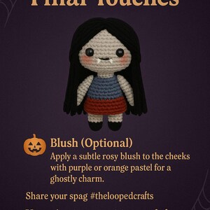 Amigurumi Crochet Pattern – Halloween Marceline Doll | Spooky Amigurumi ...