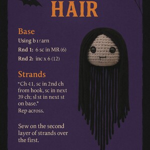 Amigurumi Crochet Pattern – Halloween Marceline Doll | Spooky Amigurumi ...