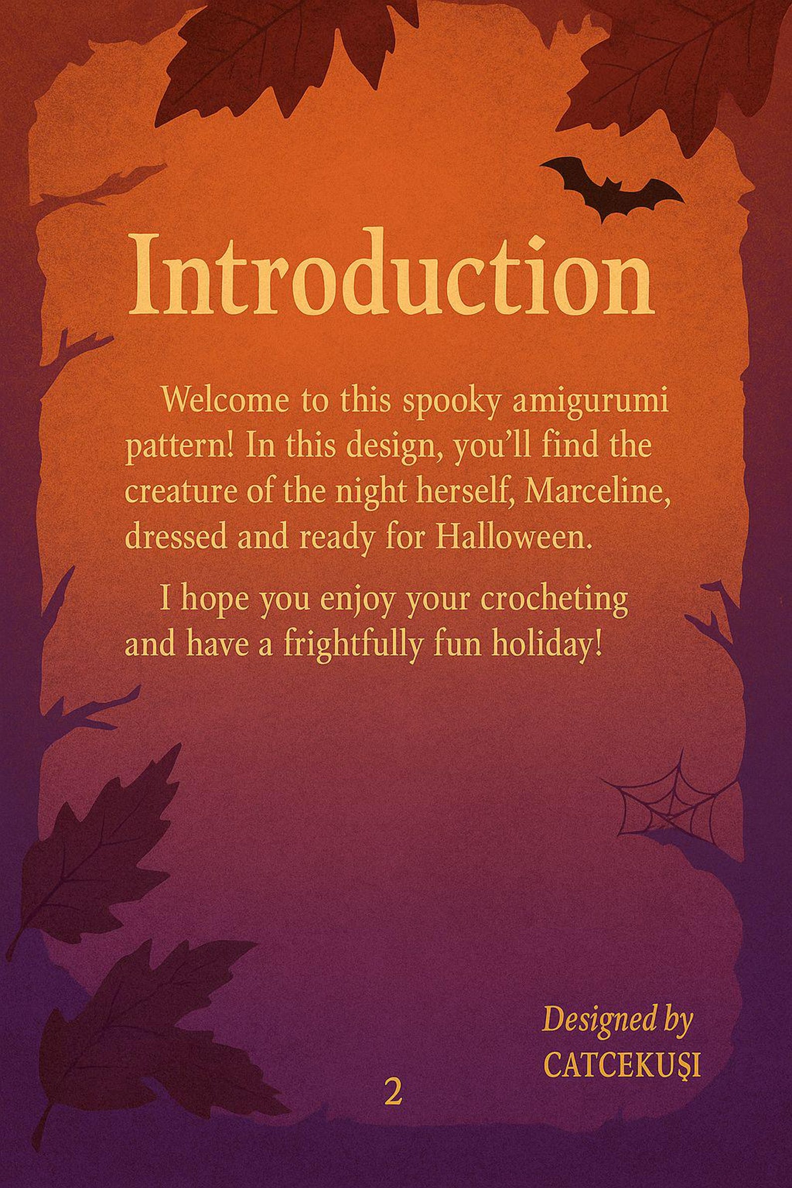 Amigurumi Crochet Pattern – Halloween Marceline Doll | Spooky Amigurumi ...