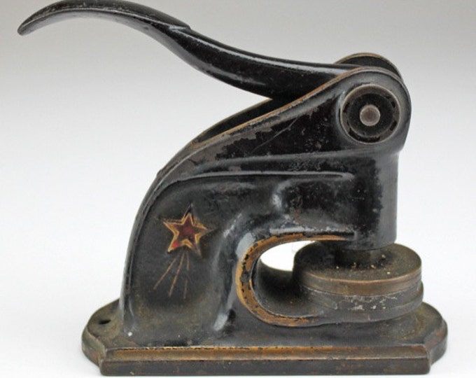Vintage Cast Iron Seal Embosser - Etsy