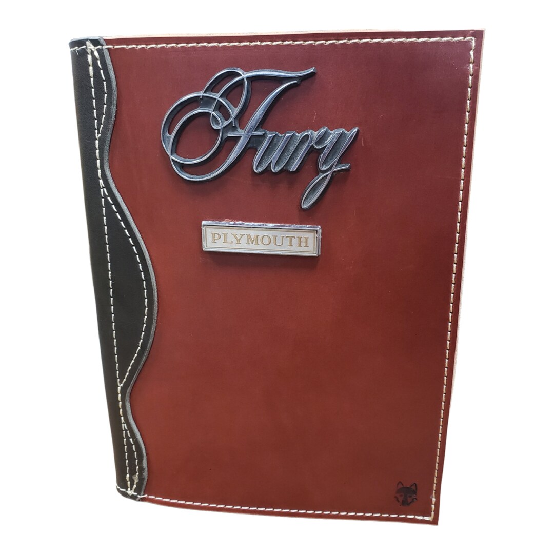 Vintage Original Plymouth Fury Emblems Repurposed Handcrafted Pocket ...