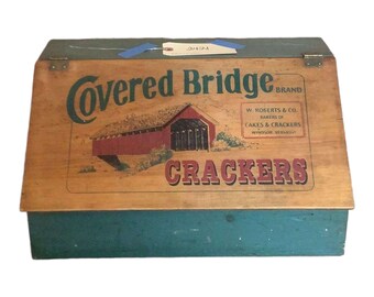Vintage Crackers Box - Etsy