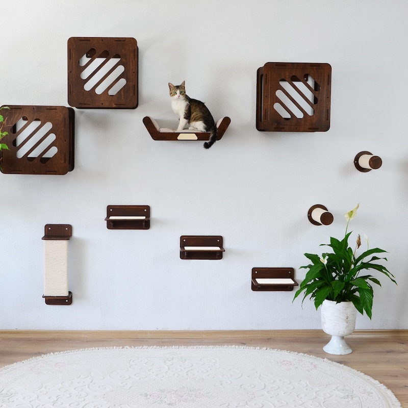 Floating Cat Wall Steps - Etsy