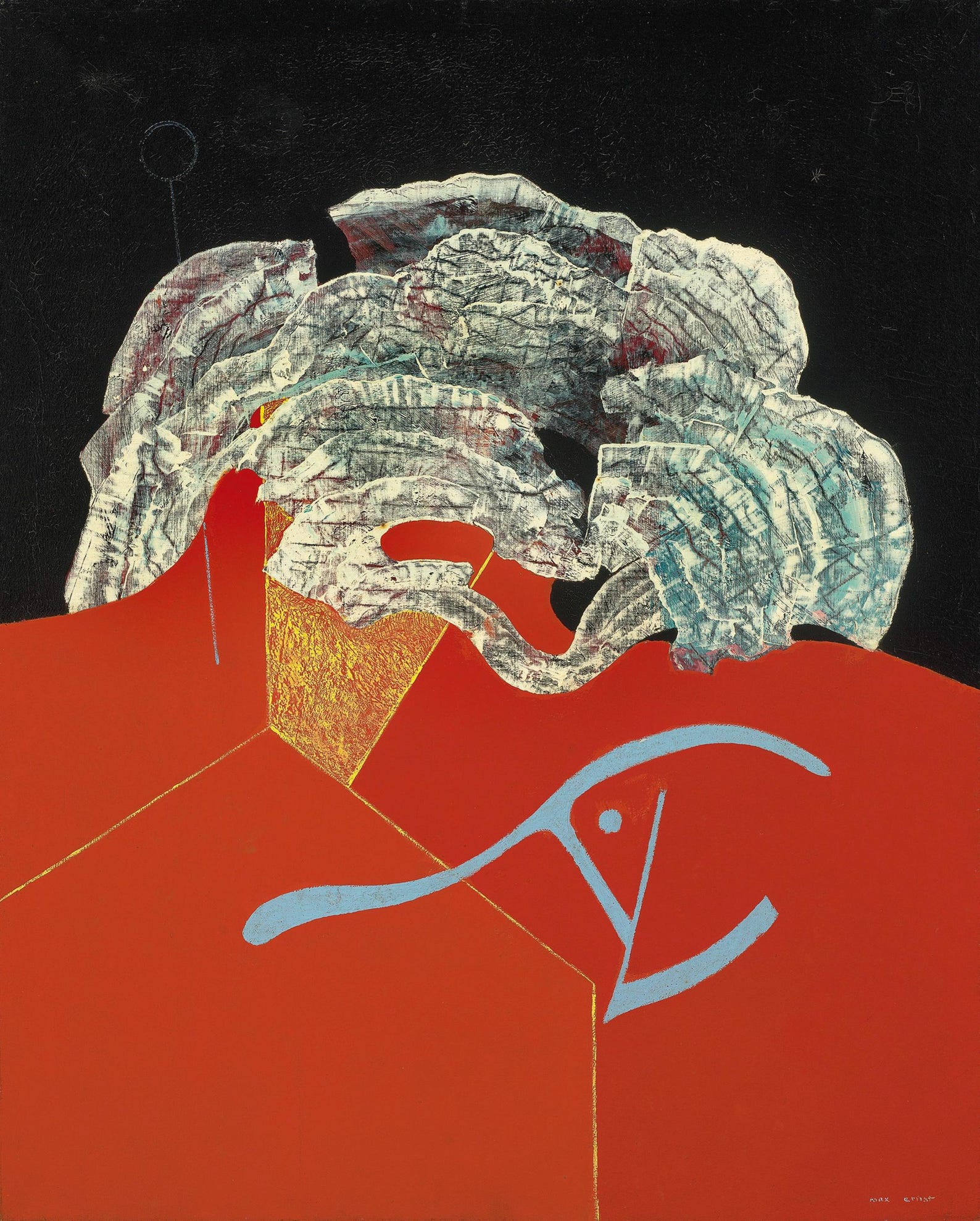 Max Ernst Surrealism Art Poster or Canvas Print "fleur Coquille Et Tête ...