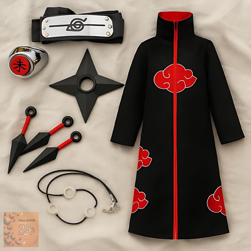 Akatsuki Robe - Etsy
